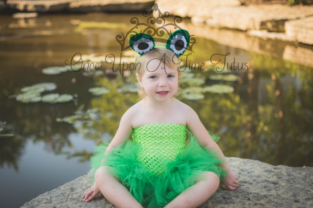 Frog Tutu Dress, Frog Halloween Costume, Child Frog Costume, Kids Tutu ...