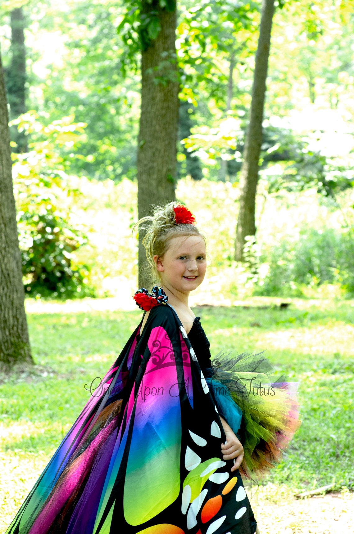 Rainbow Butterfly Costume Girls Butterfly Dress Toddler - Etsy