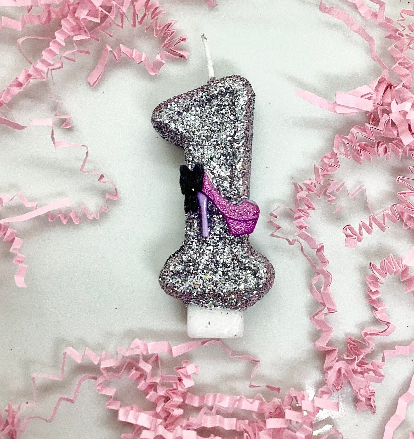 High Heel Birthday Candle, Shoe Party Decor, Doll Shoes, One, Girls ...