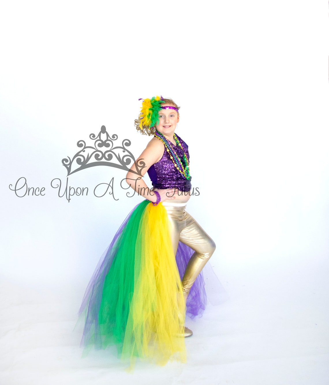 Mardi Gras Open Front Tutu Half Tutu Skirt Waist Cape Tutu - Etsy