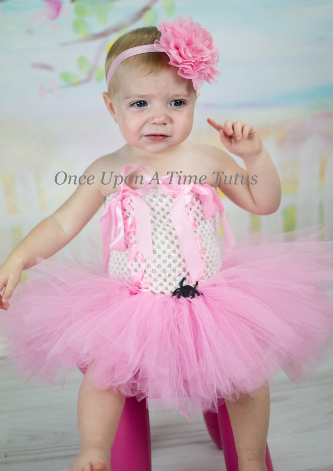 Little Miss Muffet Inspired Tutu Dress - Girls Size Newborn 6 12 Months ...