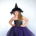 Witch Halloween Costume, Girls Witch Costume, Kids Floor Length Tutu ...