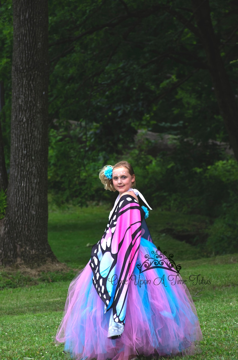 Pink Blue Butterfly Costume Girls Butterfly Dress Toddler | Etsy