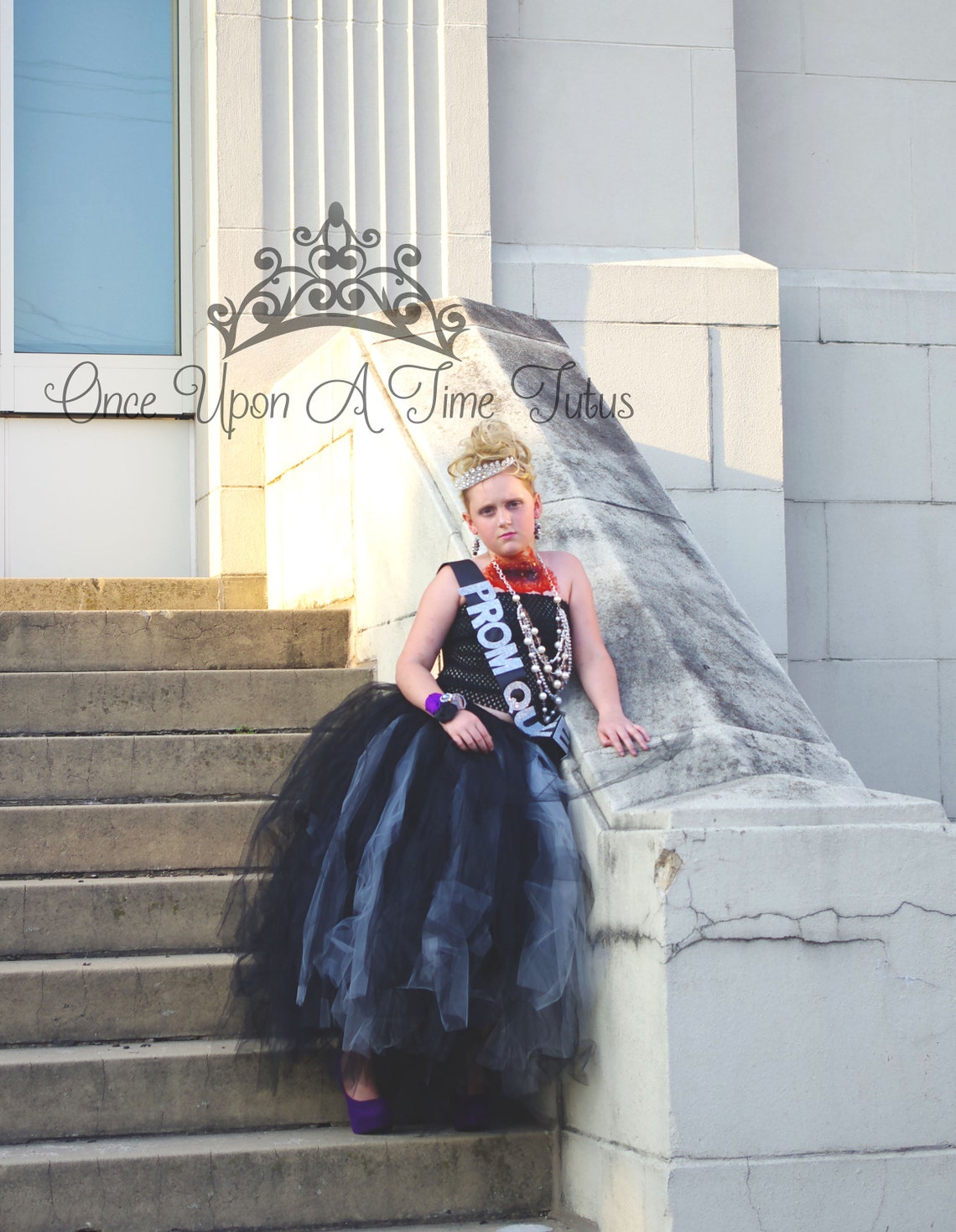 Zombie Prom Queen Halloween Costume Girls Witch Dress Floor - Etsy