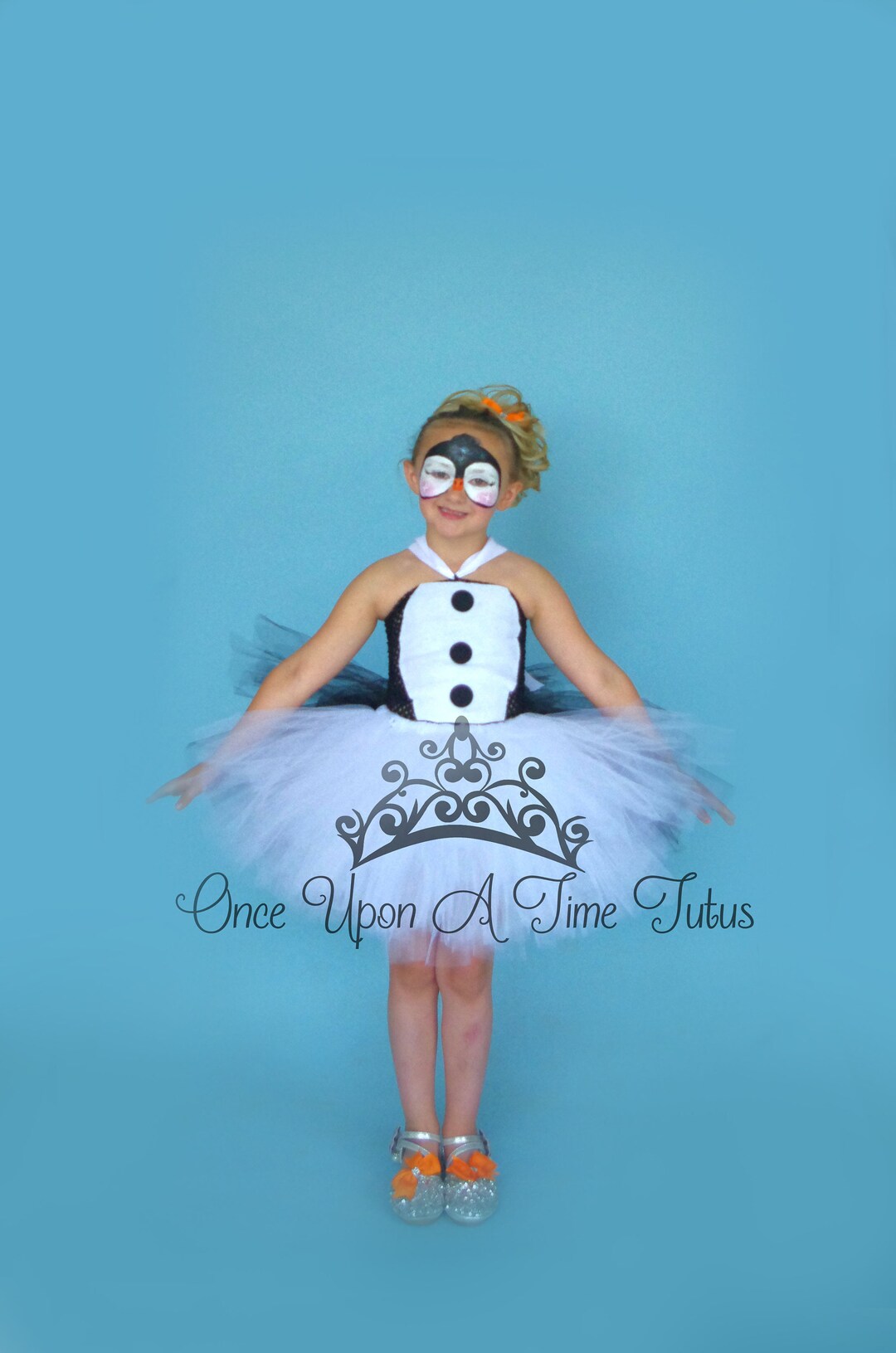 Penguin Costume, Kids Penguin Tutu Dress, Little Girls Costume, Child ...