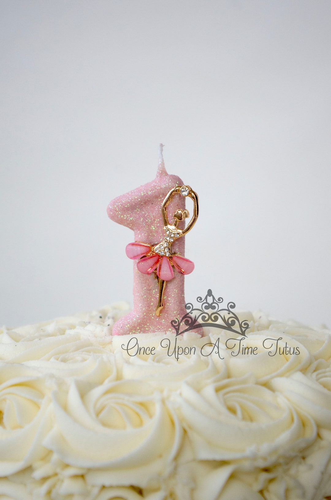 Pink Ballet Birthday Candle, Ballerina Party Decor, Dance Party Decor ...