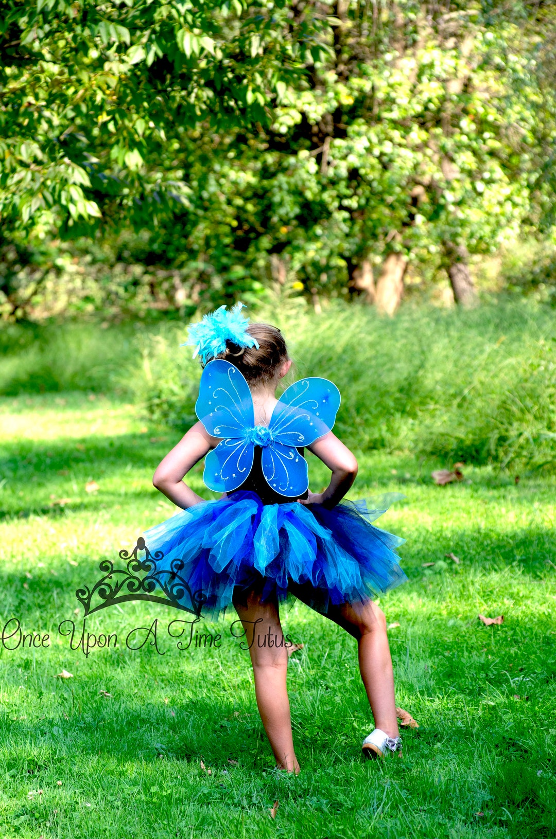 Blue Butterfly Halloween Costume, Girls Butterfly Dress, Toddler ...