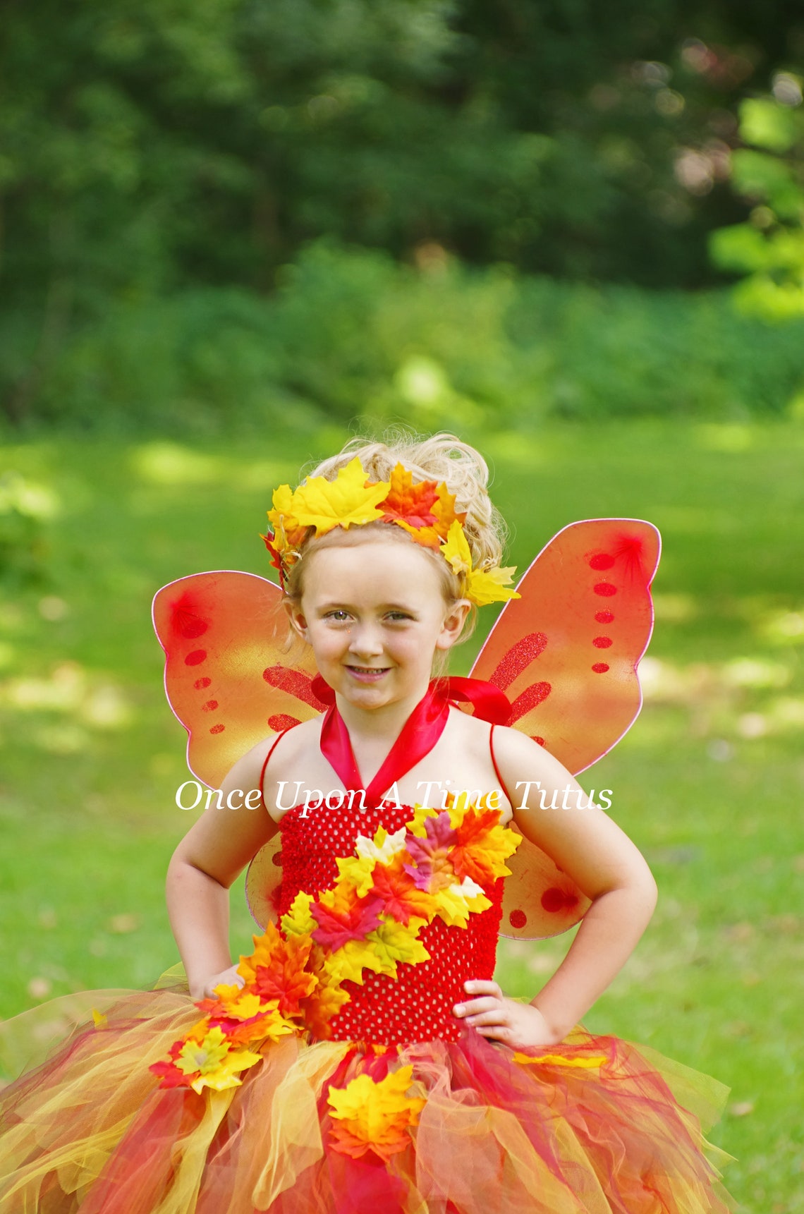 Red Pixie Wings Butterfly Sparkle Pixie Fire Fairy Costume | Etsy