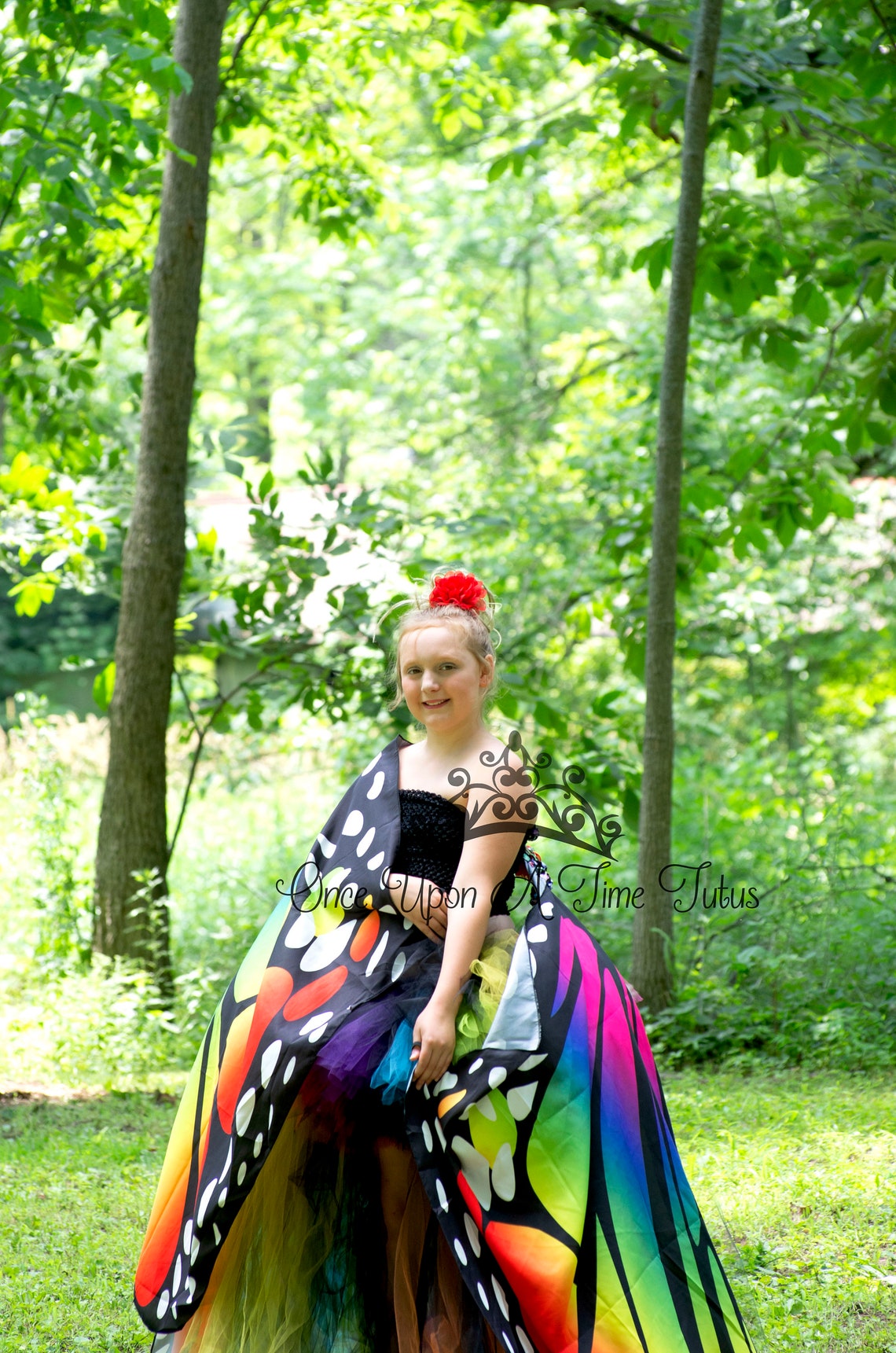 Rainbow Butterfly Costume Girls Butterfly Dress Toddler - Etsy