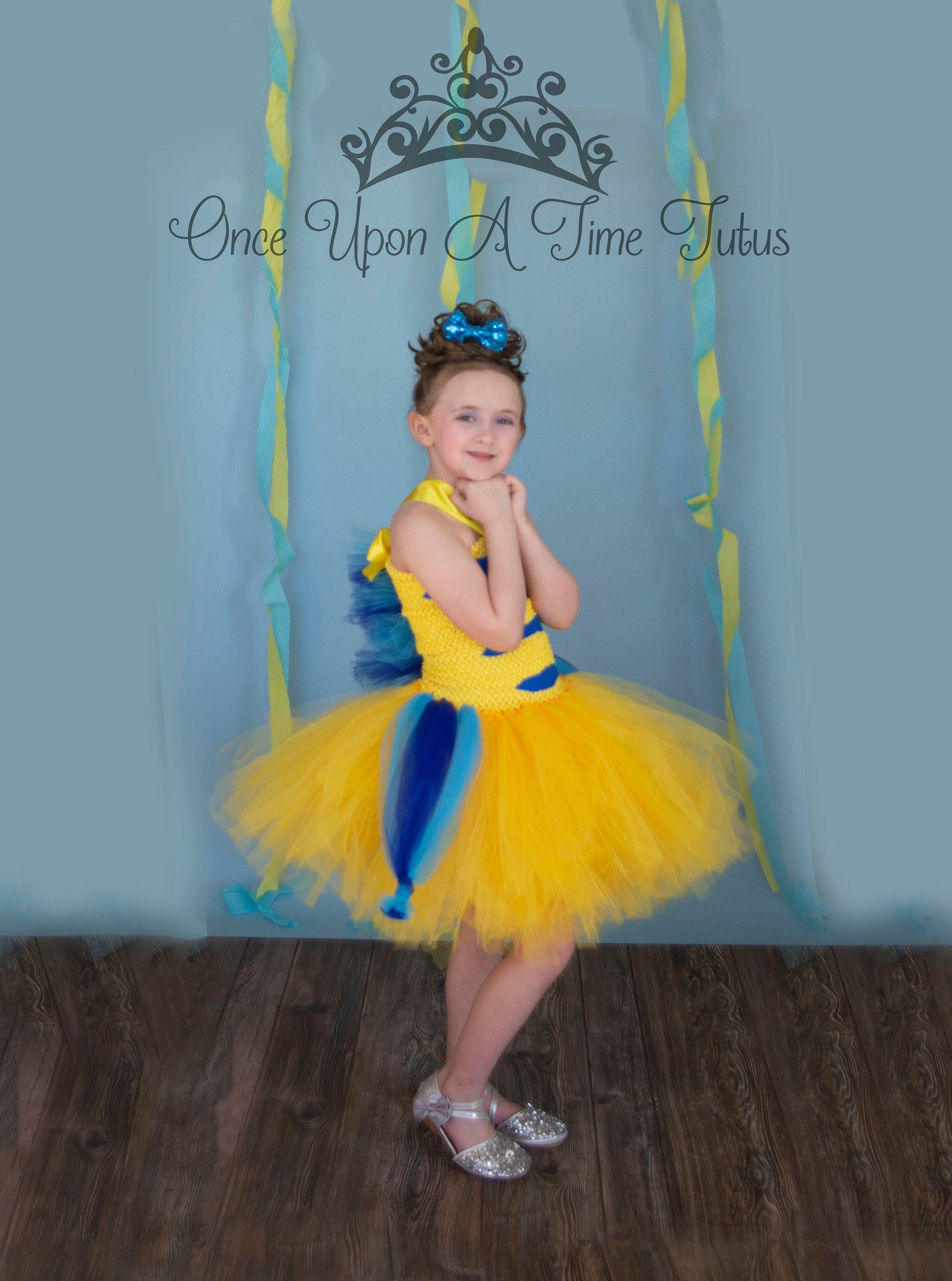 Blue Yellow Fish Tutu, Kids Fish Costume, Child Halloween Costume ...