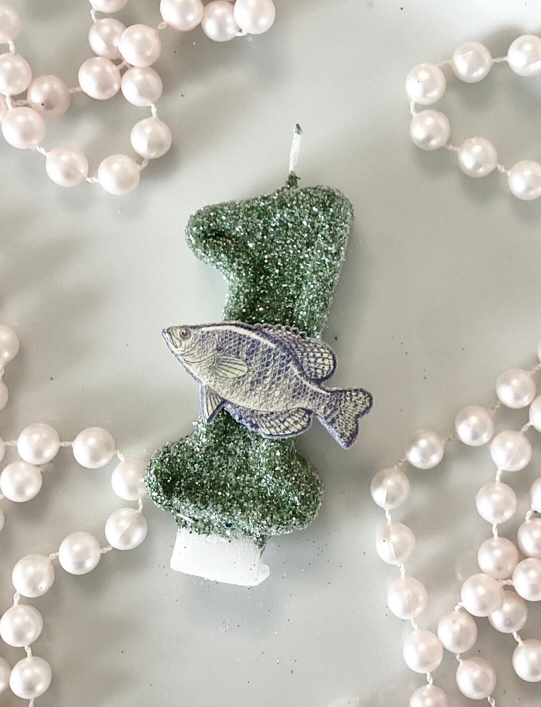 Fish Birthday Candle, Fishing Party Decor, Little Boys Birthday ...