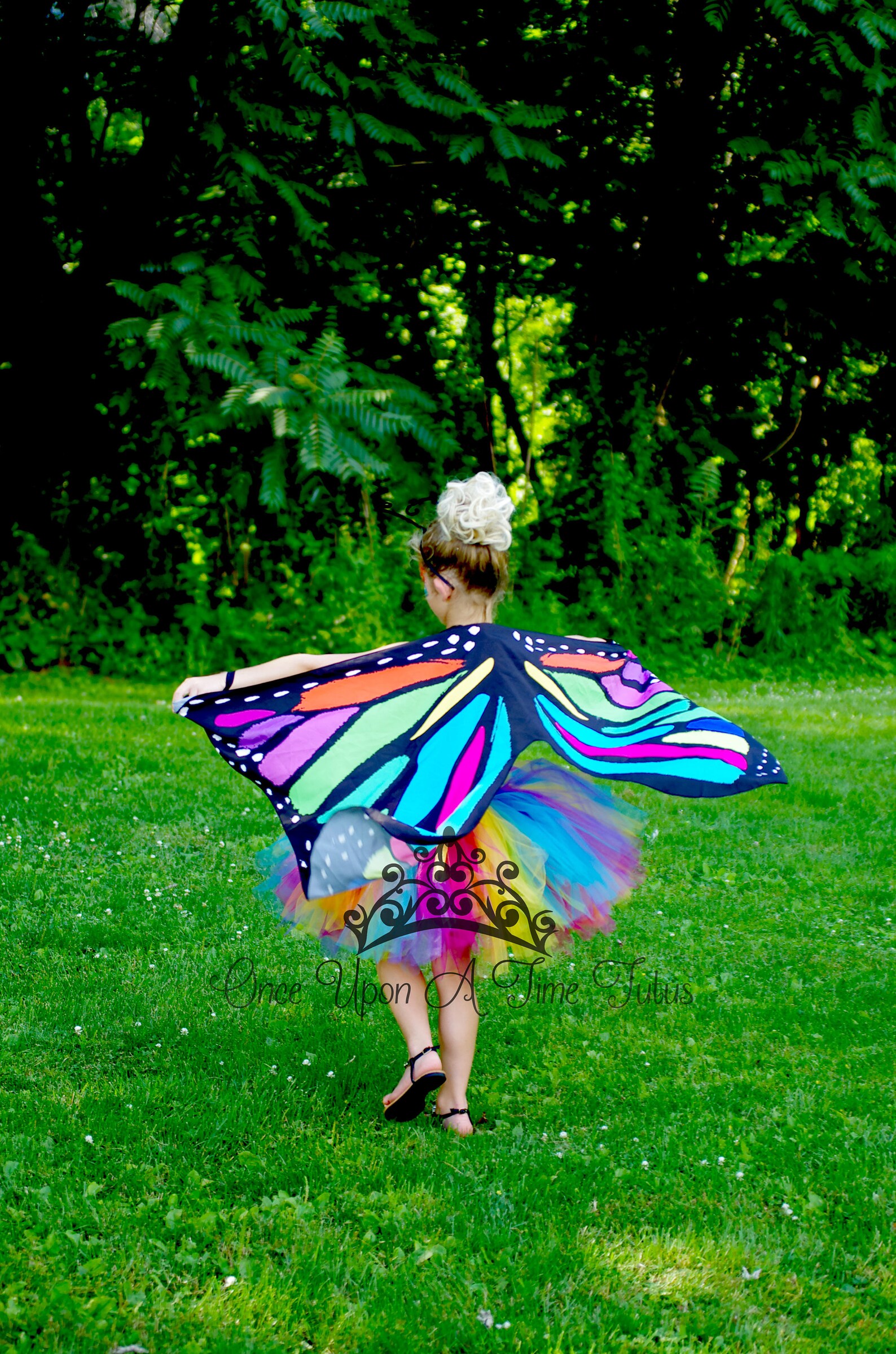 Rainbow Butterfly Halloween Costume, Girls Butterfly Dress, Toddler ...