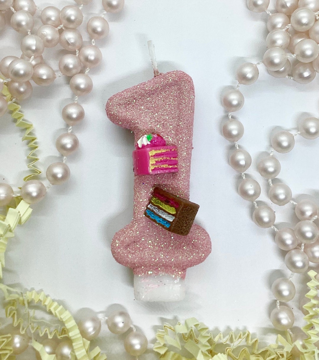 Cake Shop Birthday Candle, Bakery Party Decor, 1st Birthday Party Decor ...
