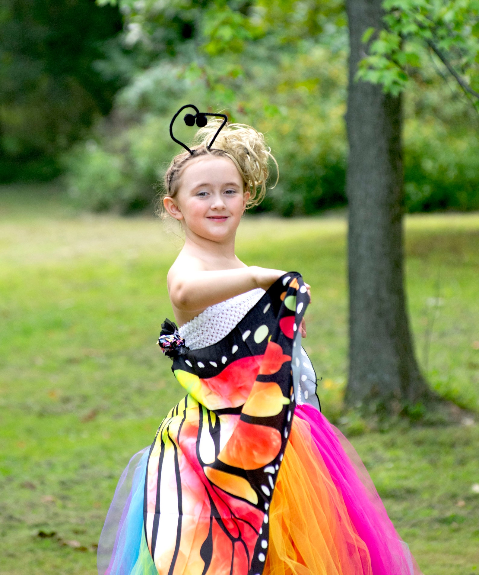 Rainbow Butterfly Costume Girls Butterfly Dress Child - Etsy