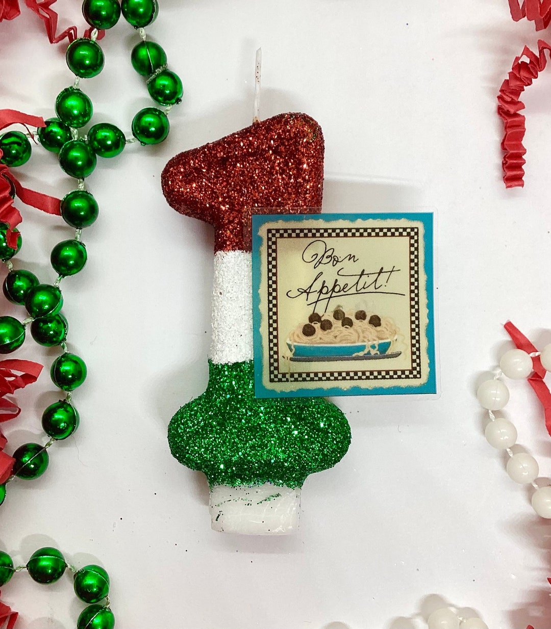 Spaghetti Birthday Candle, Italian Food Party Decor, Custom Kids Party ...