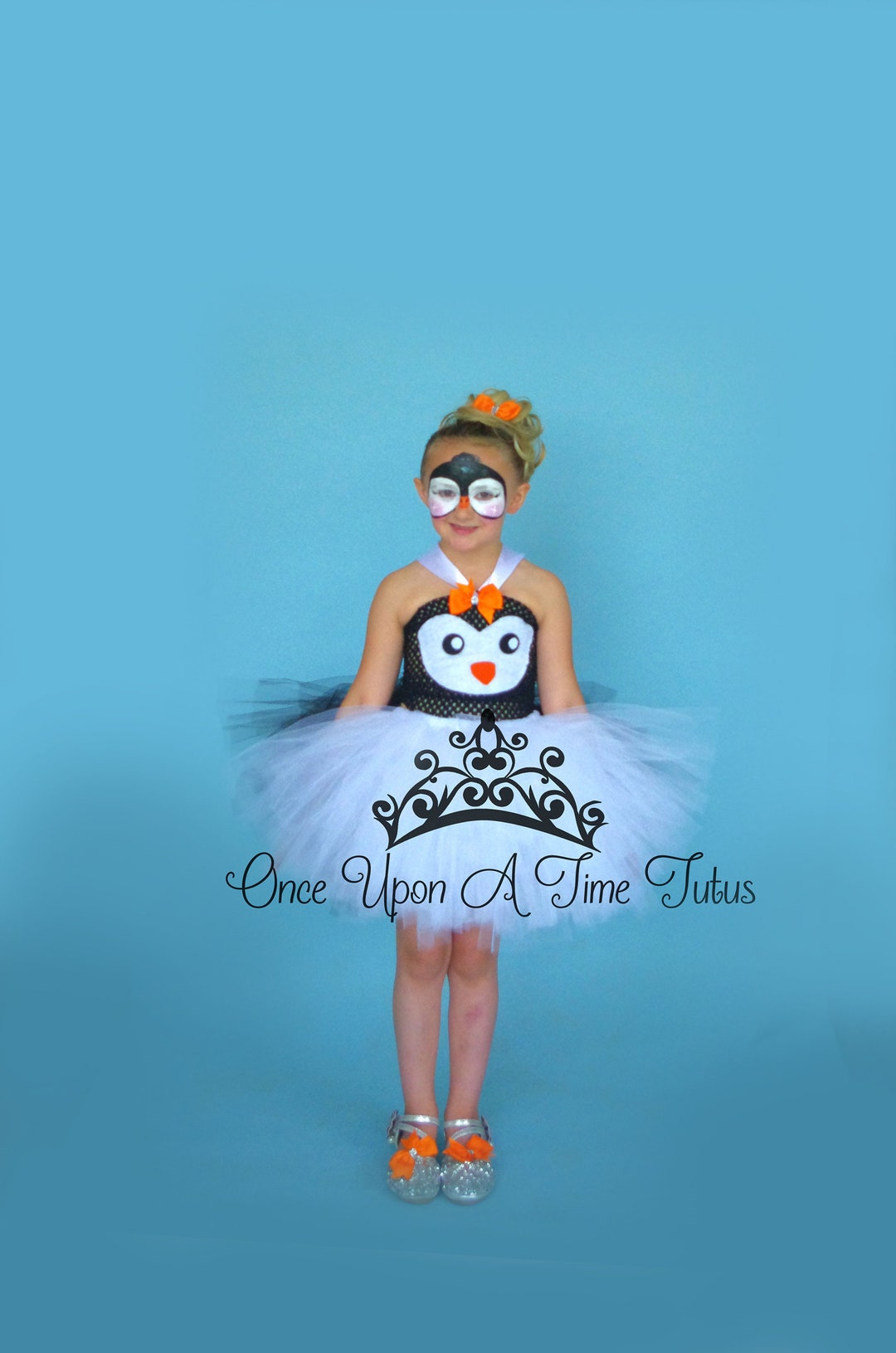 Penguin Costume, Kids Penguin Tutu Dress, Little Girls Costume, Child ...