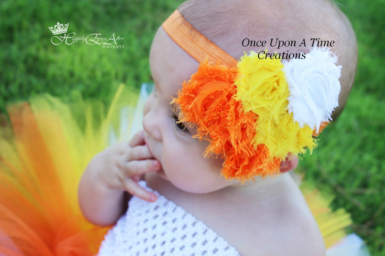 Candy Corn Headband Baby Girl Headband Infant Headband - Etsy