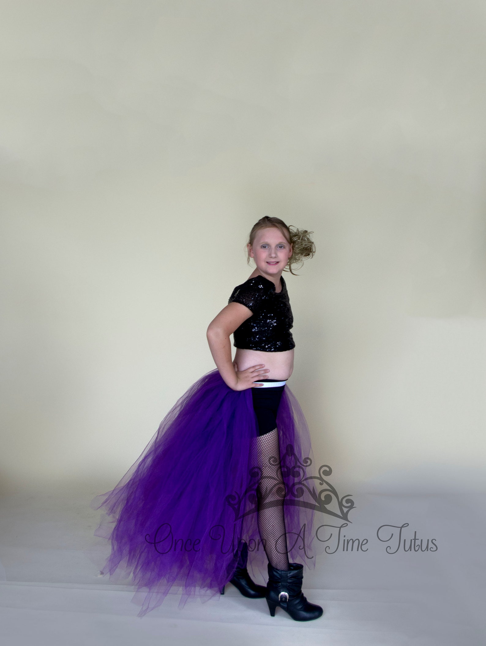 Purple Open Front Tutu Half Tutu Skirt Waist Cape Tutu - Etsy