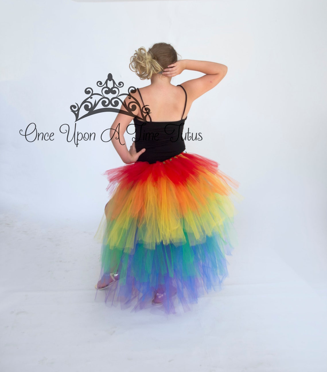 Rainbow Bustle Tutu, Rainbow Tutu, Little Girls Tutu, Kids Tutu, Adult ...