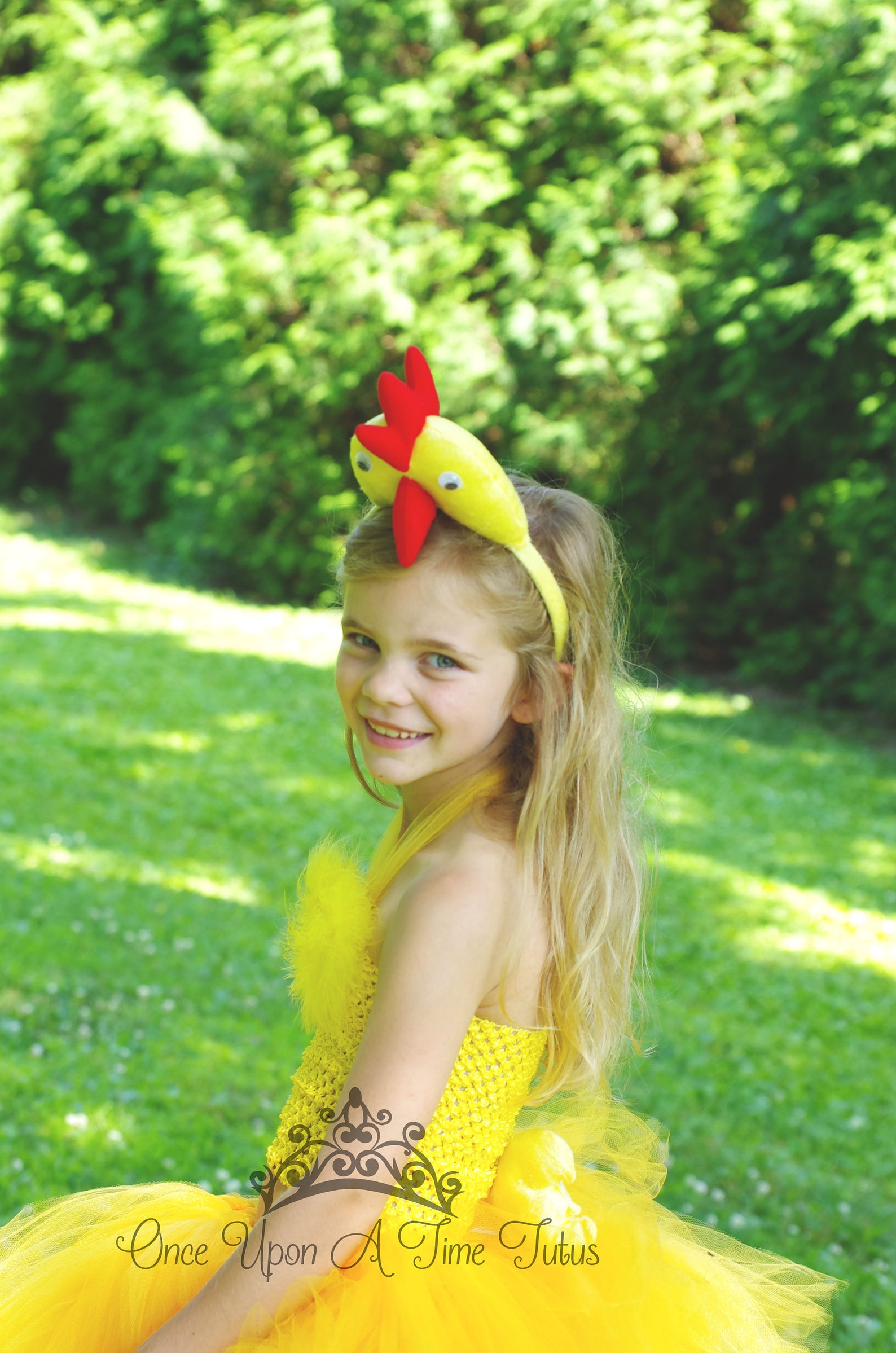 Chicken Costume, Yellow Chicken Tutu Dress, Little Girls Costume, Baby ...