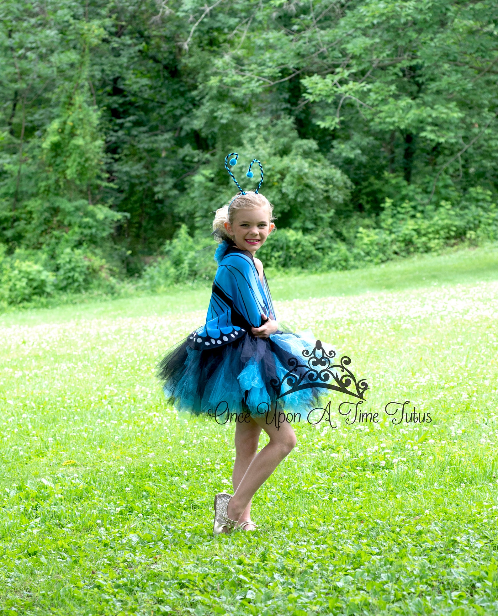 Blue Butterfly Halloween Costume, Girls Butterfly Dress, Toddler ...