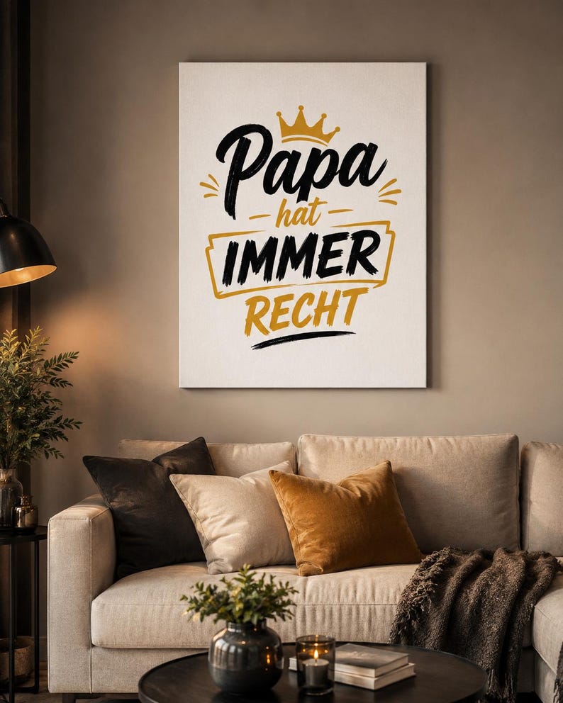 German Papa SVG PNG | Papa Hat Immer Recht Quote T-shirt Design - Etsy