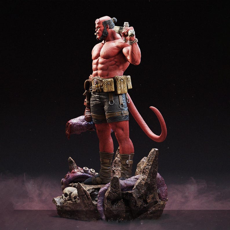 Hellboy - Bandes dessinées Dark Horse | Modèle 2 versions - Etsy France