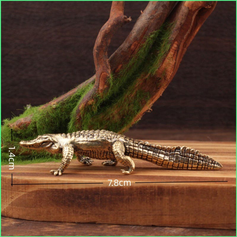 Alligator Figurine - Etsy