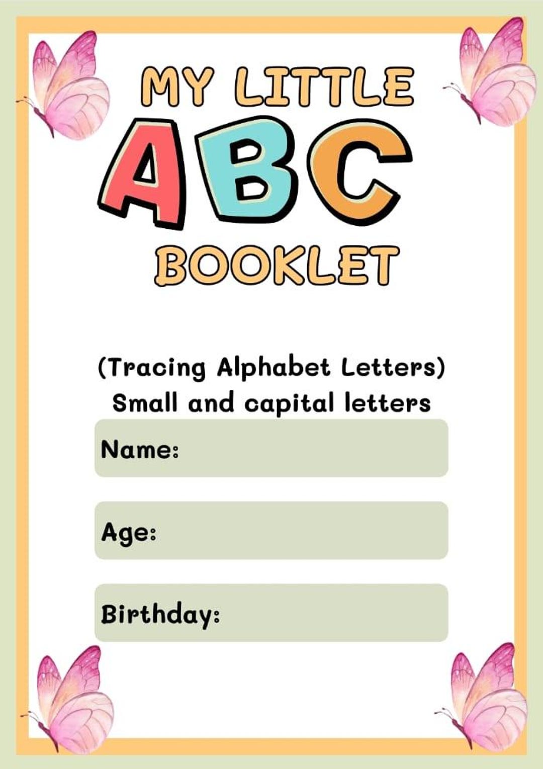 ABC Tracing Workbook for Kids | Alphabet Practice Book (digital ...