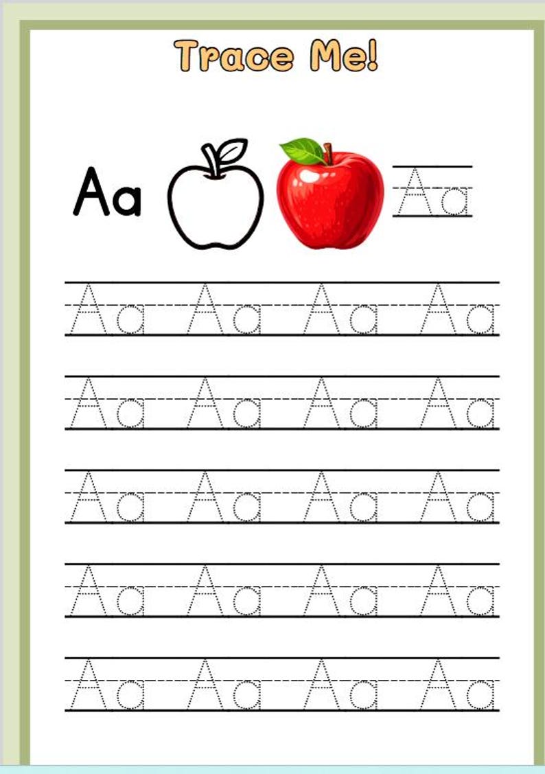 ABC Tracing Workbook for Kids | Alphabet Practice Book (digital ...