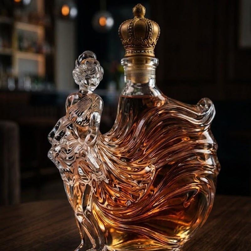 Art Nouveau Glass Decanters - Etsy