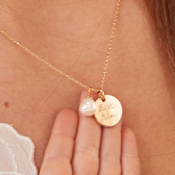 Engraved Pearl - Etsy