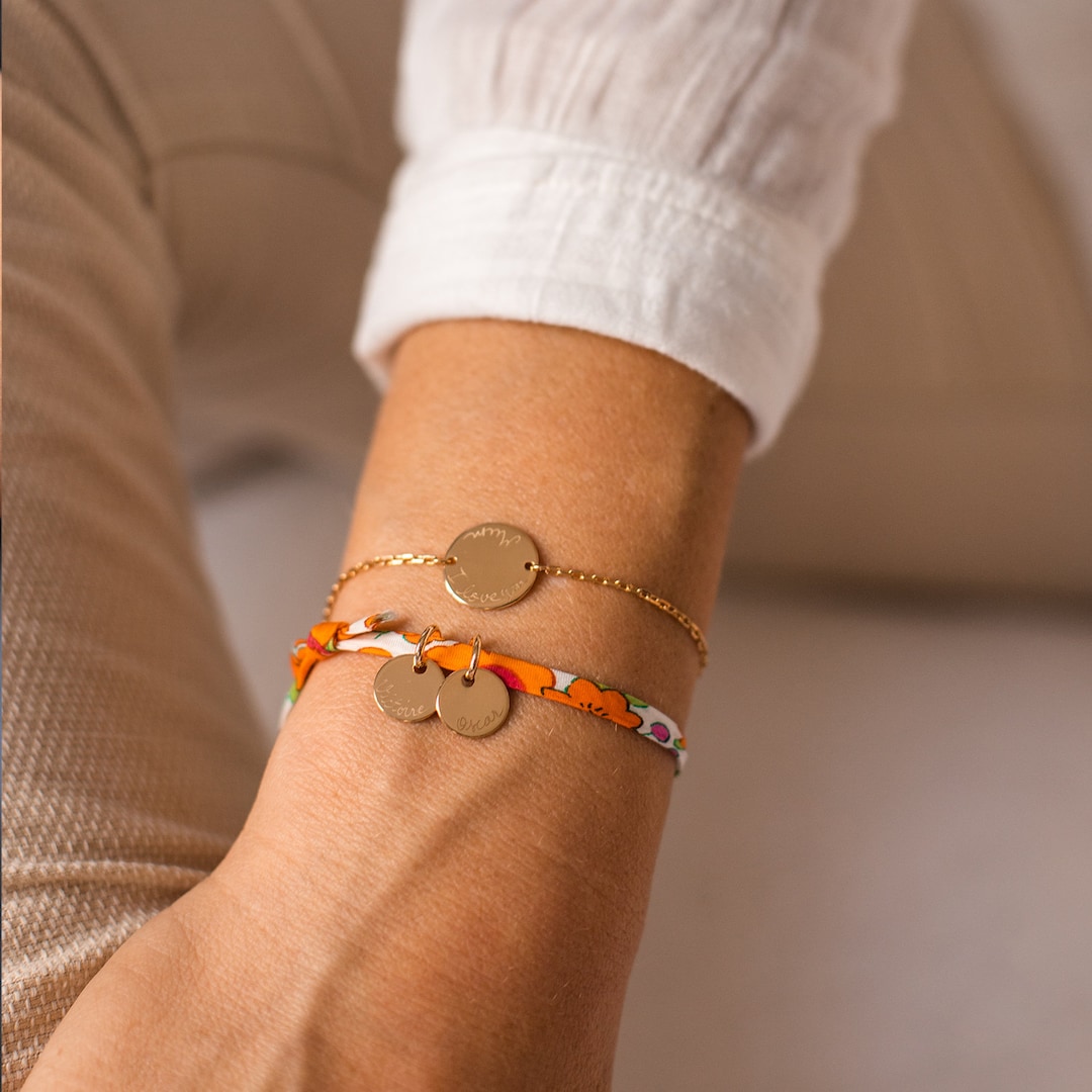 Personalised Liberty Name Bracelet - Merci Maman Gift for New Mums ...