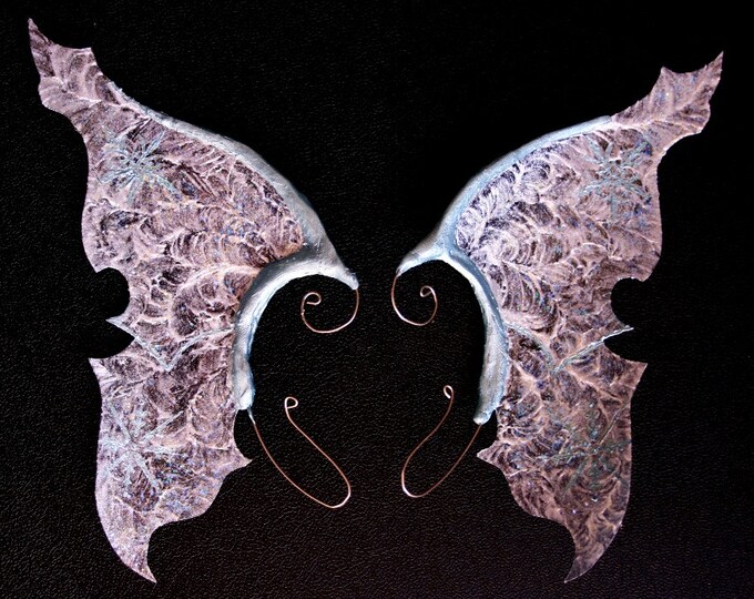 Frosted Ear Wings, Snow Elf Ears, Ice Dragon Ear Cuff - Etsy