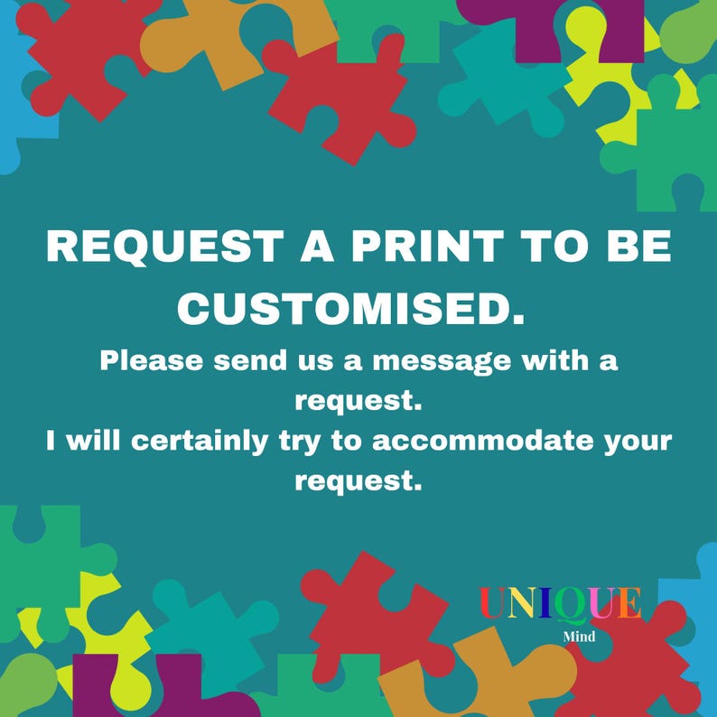 Coloured Train Autism Awareness Poster, Affirmation, Wall Art, Kids ...