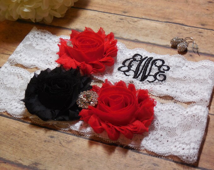 Alabama Crimson Tide Wedding Garter Set Handmade - Etsy
