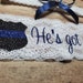 Police Garter Police Wife Thin Blue Line Garter Garter - Etsy