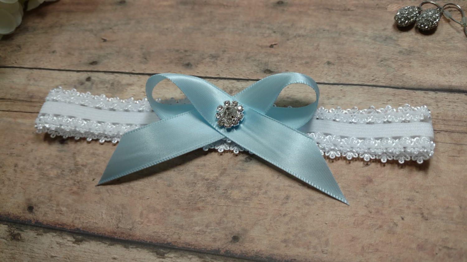 Garter Blue Garter Something Blue Toss Garter Wedding | Etsy