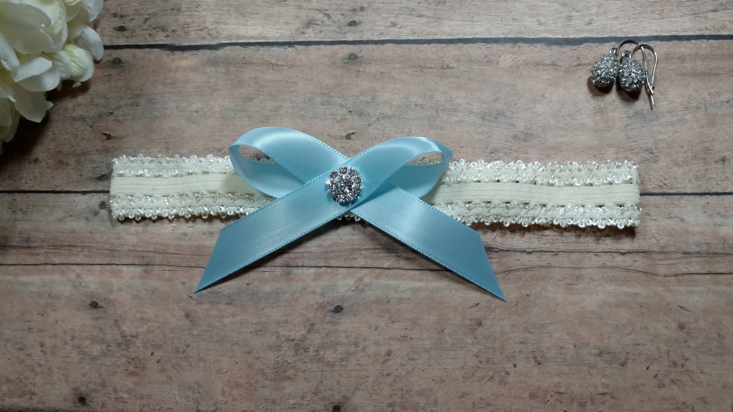Garter Blue Garter Something Blue Toss Garter Wedding | Etsy