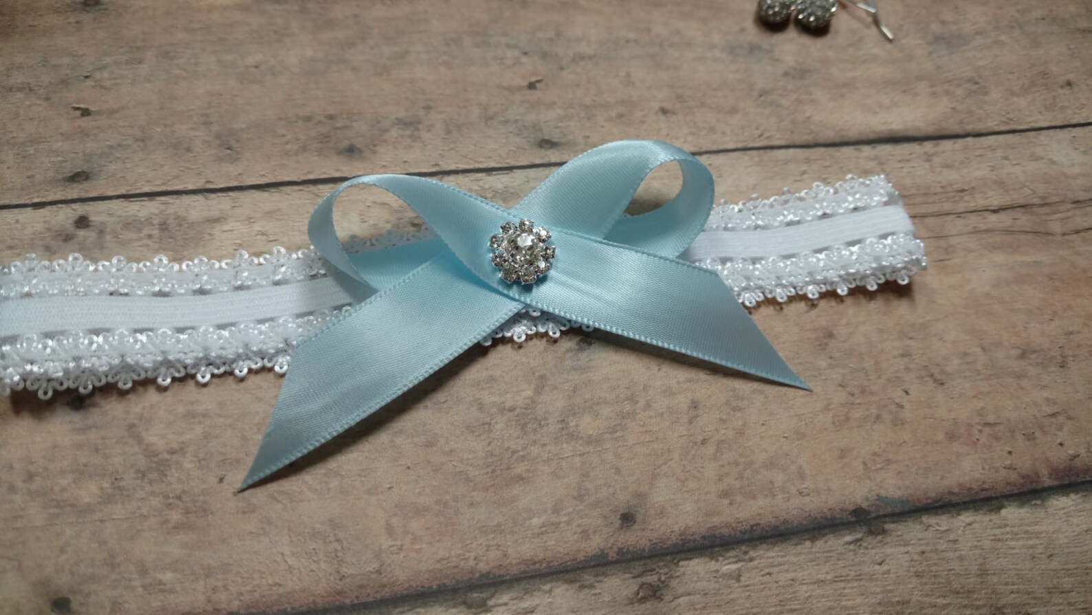 Garter Blue Garter Something Blue Toss Garter Wedding - Etsy
