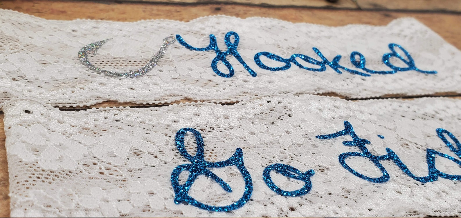 Fishing Garter Something Blue Garter Wedding Garter Brides - Etsy