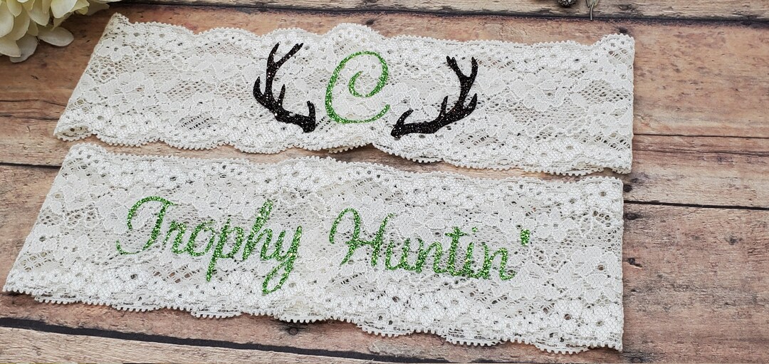 Antler Garter, Barn Wedding, Hunting Garter, Deer Garter, Bridal ...