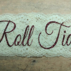 Alabama Garter Sports Garter Football Garter Roll Tide - Etsy