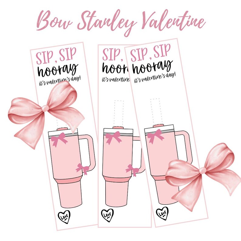 Bow Stanley Valentine // DIGITAL FILE // Stanley Topper Valentine ...