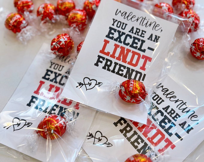 Lindt Chocolate Valentine // DIGITAL FILE // You Are an Excel-lindt ...
