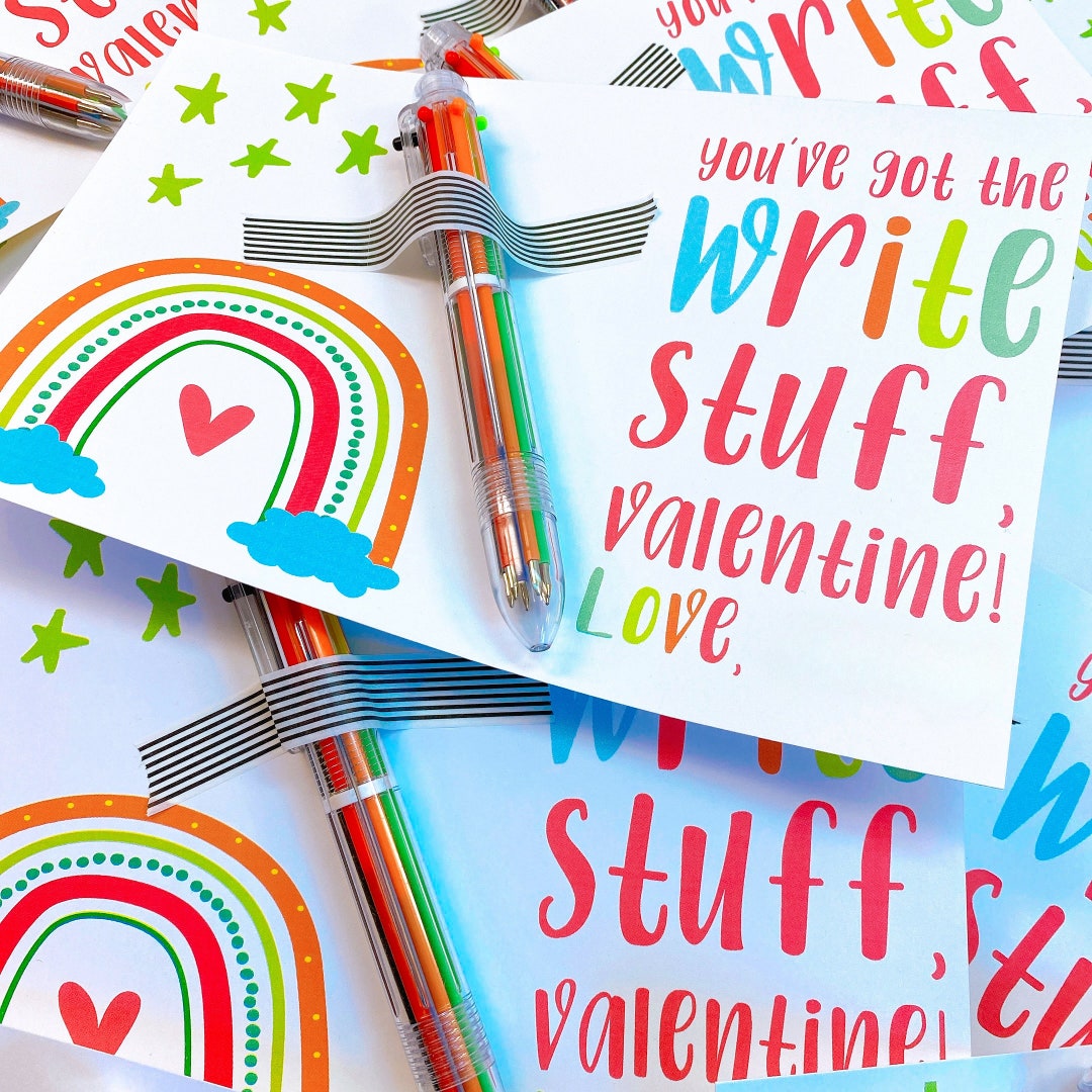 You've Got the WRITE Stuff Valentine // DIGITAL FILE // Write Valentine ...
