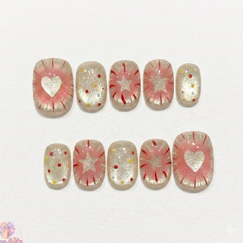 Coquette Nail Sets - Etsy