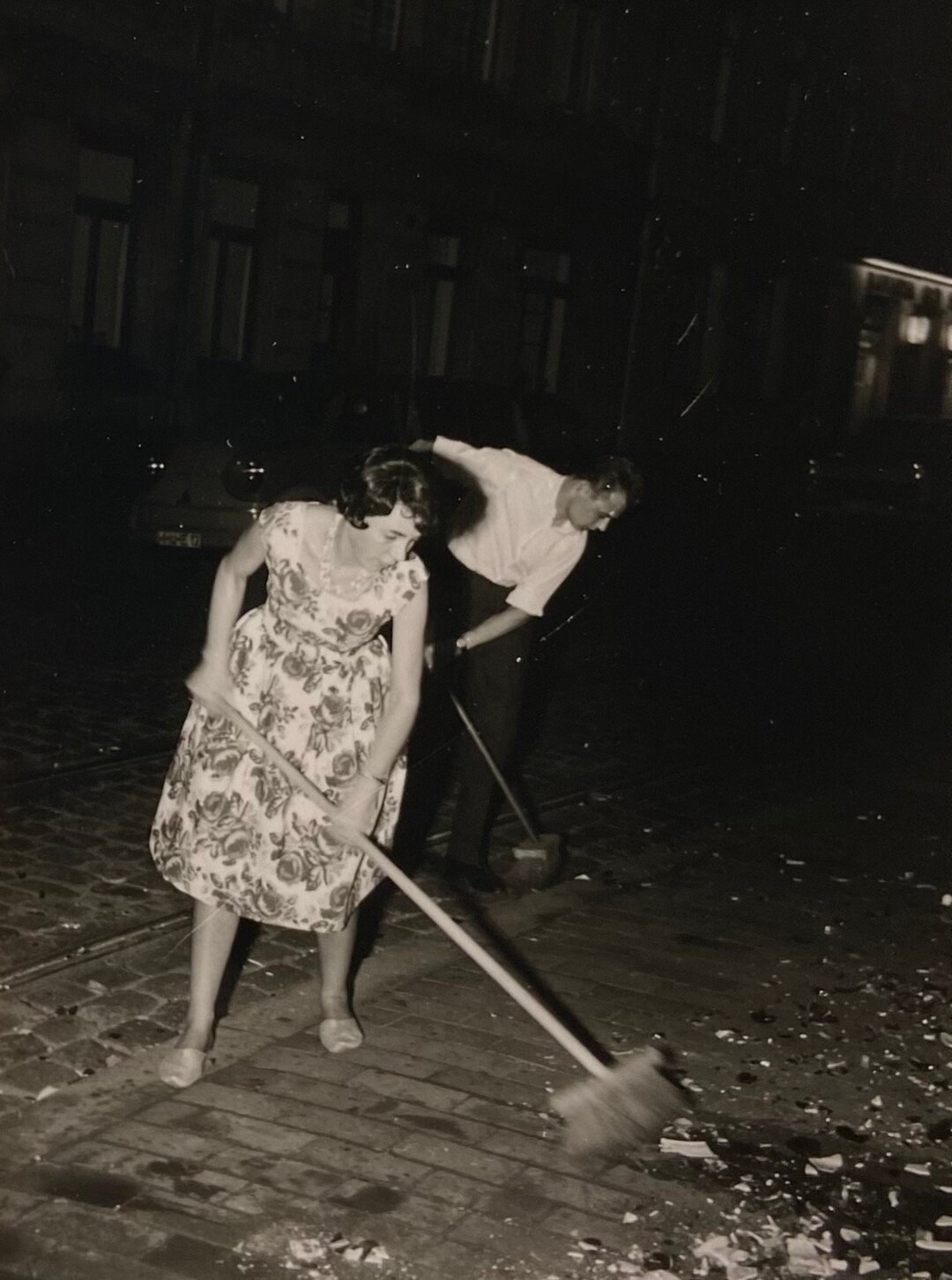 Original Antique Photograph | Street Sweep - Etsy