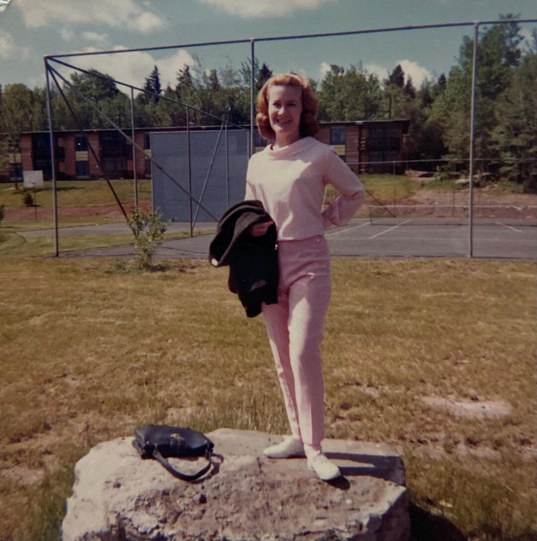 Original Vintage Color Photograph | Matching Pink Set - Etsy