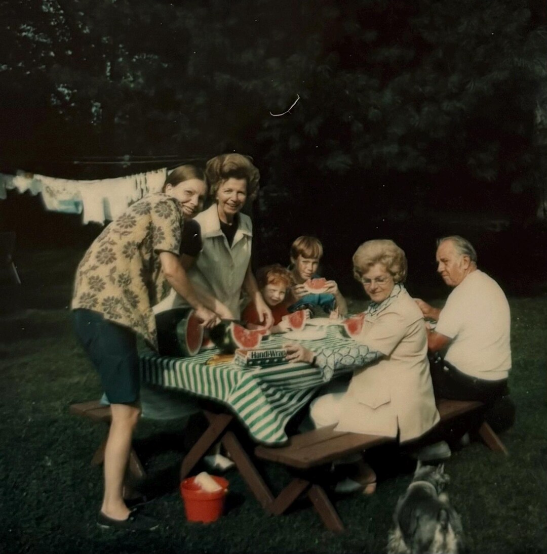 Original Vintage Color Polaroid Photograph | Watermelon Summer - Etsy